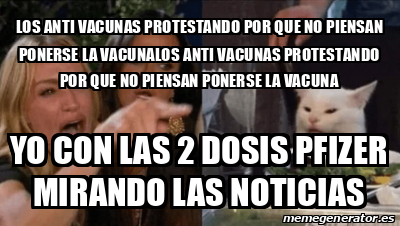 Meme Personalizado - los anti vacunas protestando por que no piensan ...