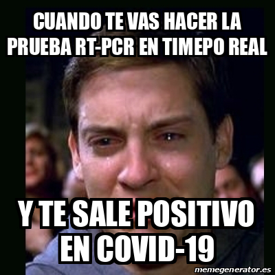 Meme crying peter parker - cuando te vas hacer la prueba rt-pcr en ...