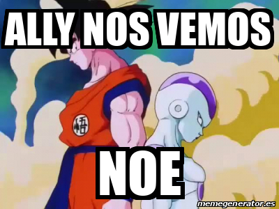 Meme Personalizado - Ally nos vemos NOE - 32460064
