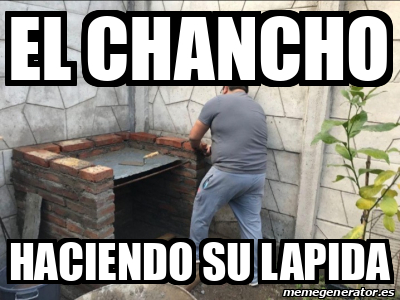 Meme Personalizado - El Chancho Haciendo su lapida - 32465632