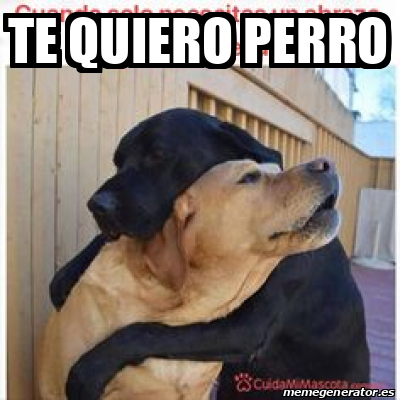 Meme Personalizado - Te quiero perro - 32471529