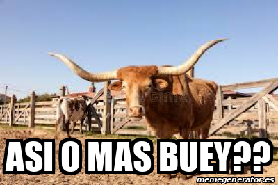 Meme Personalizado - Asi o mas buey?? - 32478998