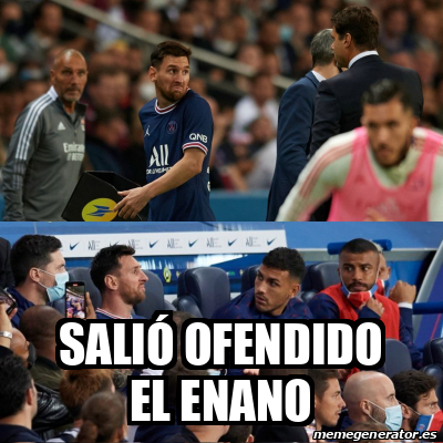 Meme Personalizado - Salió ofendido el enano - 32480260