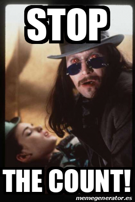 Meme Personalizado - STOP THE COUNT! - 32055375