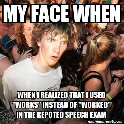 Meme Sudden Realization Ralph - My face when when i realized that i ...