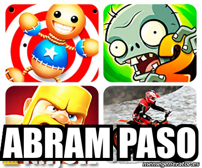 Meme Personalizado - Abram paso - 32059840