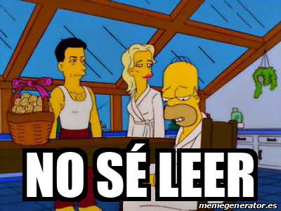 Meme Personalizado - No sé leer - 32501760