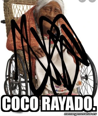 Meme Personalizado - Coco rayado. - 32504675