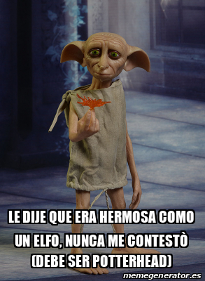 Meme Personalizado - le dije que era hermosa como un elfo, nunca me ...