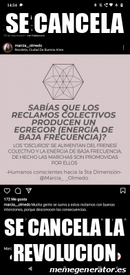 Meme Personalizado - se cancela se cancela la revolucion - 32513453