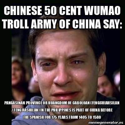 Meme crying peter parker - Chinese 50 Cent Wumao Troll Army of China ...