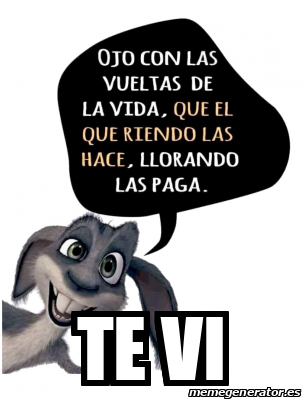 Meme Personalizado - Te vi - 32518944