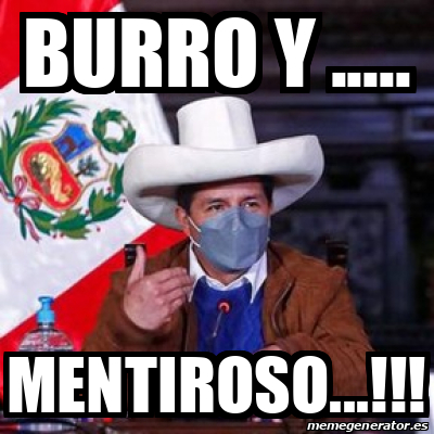 Meme Personalizado - BURRO Y ..... MENTIROSO...!!! - 32528683