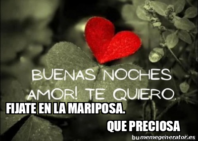 Meme Personalizado - Fijate en la mariposa. que preciosa - 32531670