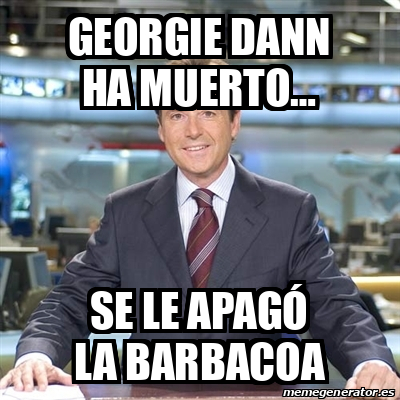 Meme Matias Prats - Georgie Dann ha muerto… Se le apagó la barbacoa ...