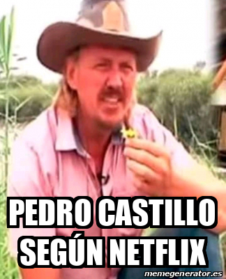 Meme Personalizado - Pedro castillo según Netflix - 32540870