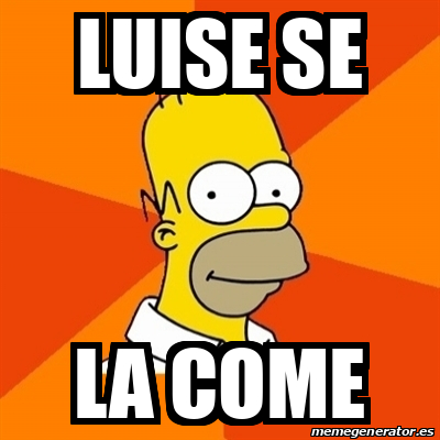 Meme Homer - Luise se La come - 32540876