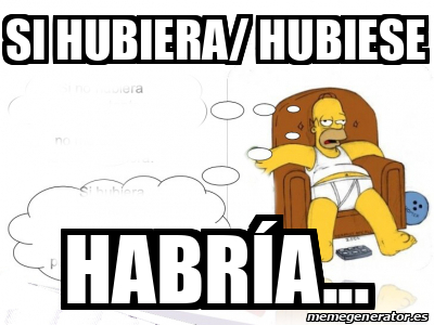 Meme Personalizado - Si hubiera/ hubiese habría... - 32546939