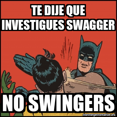 Meme Batman slaps Robin - te dije que investigues swagger no swingers ...