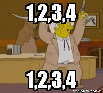 Meme Personalizado - 1,2,3,4 1,2,3,4 - 32548639