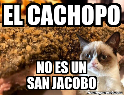 Meme Personalizado - el cachopo no es un san jacobo - 32551038