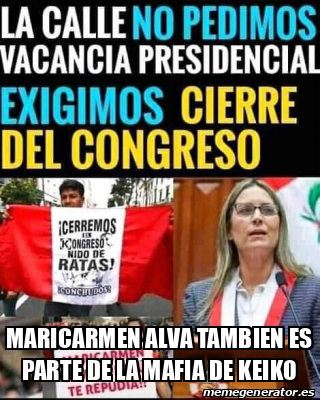 Meme Personalizado - maricarmen alva tambien es parte de la mafia de ...