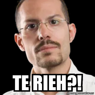 Meme Personalizado - TE RIEH?! - 32560294
