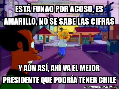 Meme Personalizado - Está funao por acoso, es amarillo, no se sabe las ...