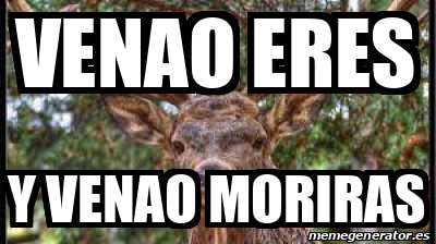 Meme Personalizado - Venao eres y venao moriras - 32563377