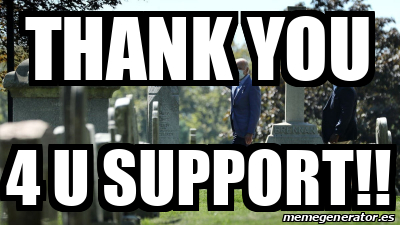 Meme Personalizado - THANK YOU 4 U SUPPORT!! - 32068159