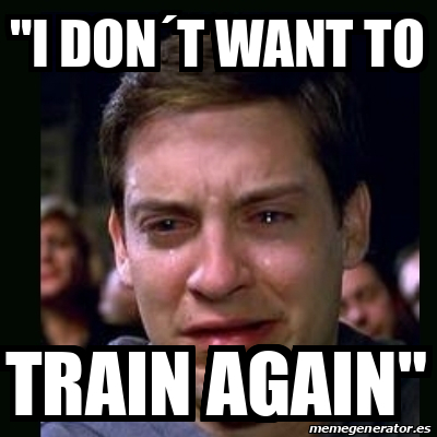 Meme crying peter parker - "i don´t want to train again" - 32076833