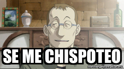 Meme Personalizado - Se me chispoteo - 32080352
