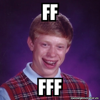 Meme Bad Luck Brian - FF FFF - 32086695