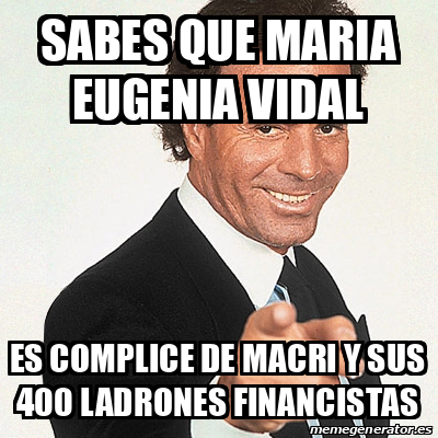 Meme Julio Iglesias - sabes que Maria eugenia vidal Es Complice de ...