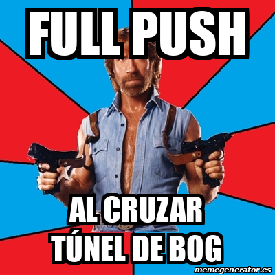 Meme Chuck Norris - Full Push Al cruzar túnel de Bog - 32093365