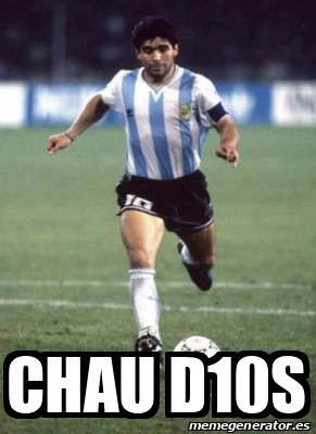 Meme Personalizado - Chau D10S - 32096195