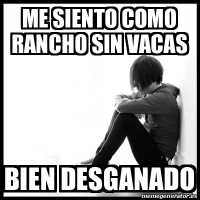 Meme First World Problems - Me siento como rancho sin vacas Bien ...