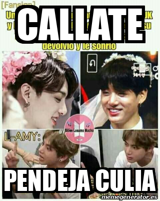 Meme Personalizado - callate pendeja culia - 32097482