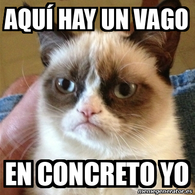 Meme Grumpy Cat - aquí hay un vago en concreto yo - 32098033