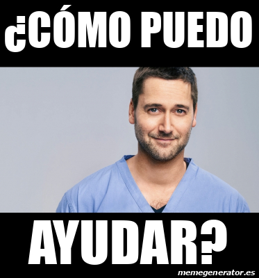 Meme Personalizado - ¿Cómo puedo ayudar? - 33104634