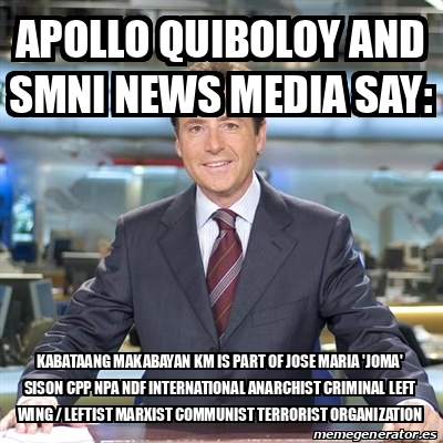 Meme Matias Prats - Apollo Quiboloy and SMNI News Media say: Kabataang ...