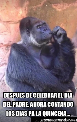 Meme Personalizado - Despues de celebrar el dia del.padre, ahora ...