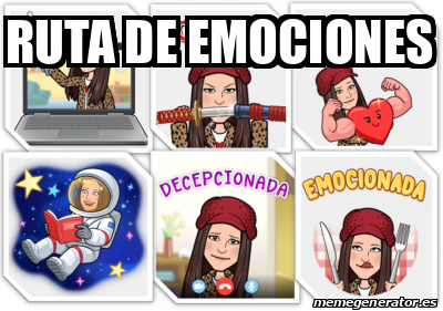 Meme Personalizado - ruta de emociones - 33111744