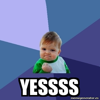 Meme Bebe Exitoso - Yessss - 33112194