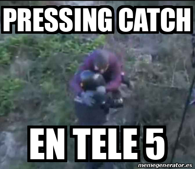 Meme Personalizado - pressing catch en tele 5 - 33112720