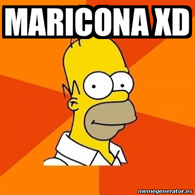 Meme Homer - maricona xd - 33119332