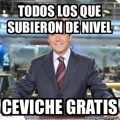Meme Matias Prats - TODOS LOS QUE SUBIERON DE NIVEL CEVICHE GRATIS ...