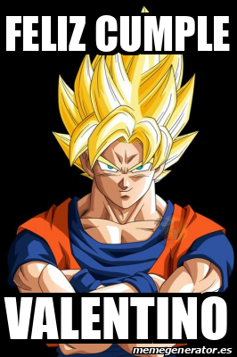 Meme Personalizado - FELIZ CUMPLE VALENTINO - 33126181