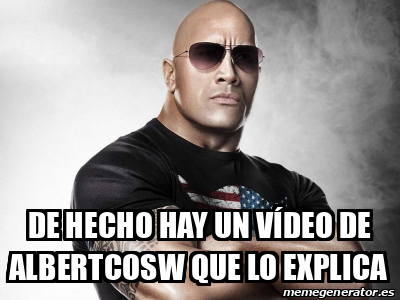 Meme Personalizado - de hecho hay un vídeo de albertcosw que lo explica ...