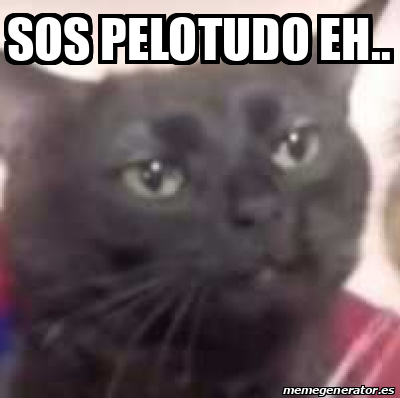 Meme Personalizado - Sos pelotudo eh.. - 33132384